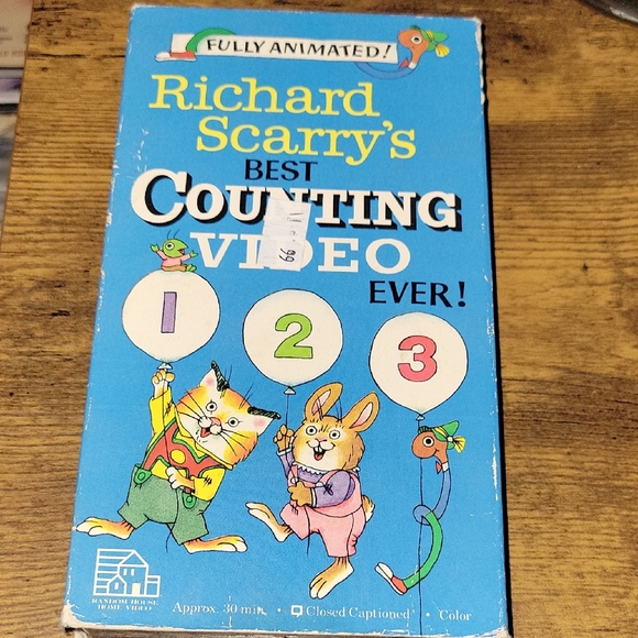 Media | Richard Scarrys Best Counting Video Vhs | Poshmark